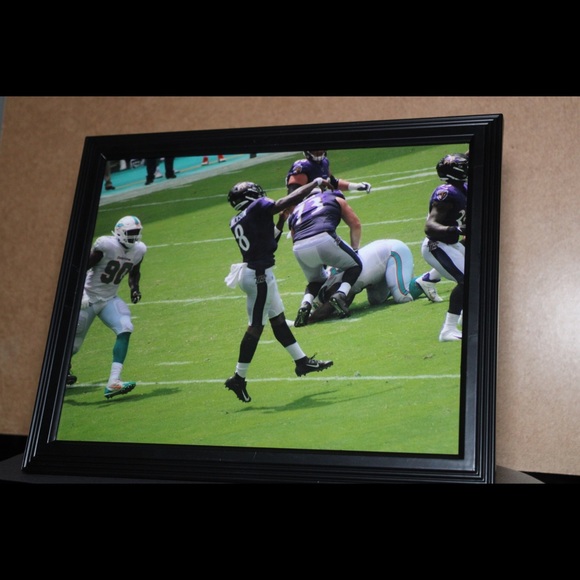Wall Decor | Baltimore Ravens 8x1 Pictures With Frame | Poshmark